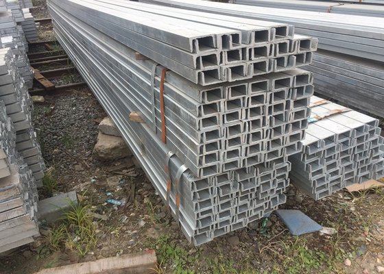 Hot Rolled Milled galvanized steel u channel ASTM JIS GB DIN Standard