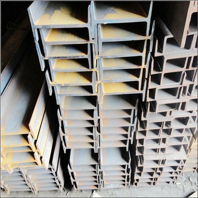 Building Construction grade ASTM A36 A572 Hot rolled Steel I Beams for Cutting / Bending / Drilling Hole Available