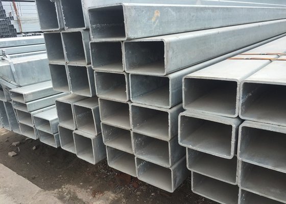 Hot Rolled Square Hollow Square Metal Tubing With Geade GB Q345B Q235B Galvanized Surface Treatment