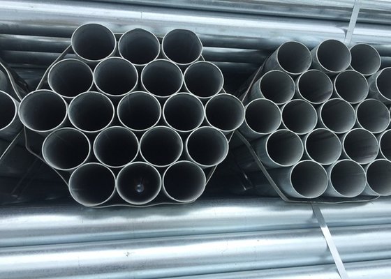 Galvanized Circle Hollow Section carbon steel tube / Hot Rolled Round Steel Tube for Construction