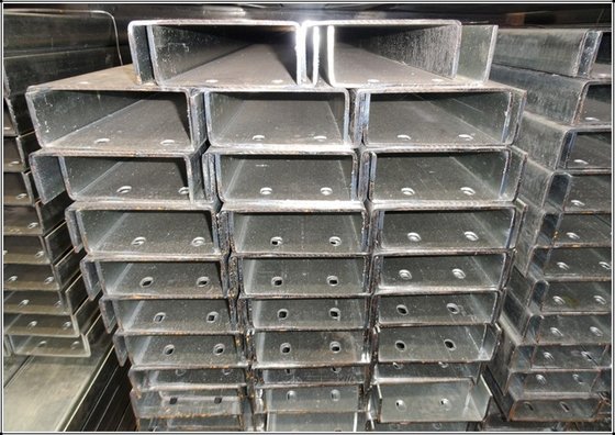 Drilling Hole Carbon Structural Mild Steel C Channel for Commercial Steel Buildings