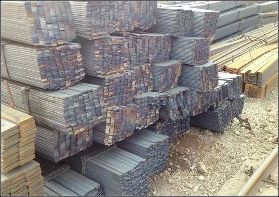 JIS SS400 Hot Rolled Mild Steel Flat Bar with Black / Galvanizing Surface