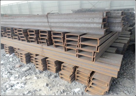 Carbon Mild Structural Steel U Section , Q235B Instruction Material U Shaped Steel Bar