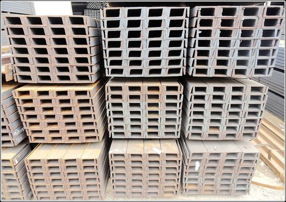 ASTM A36 Mild Steel U Channel for Construction / Handrail 140 * 60 * 8 MM size