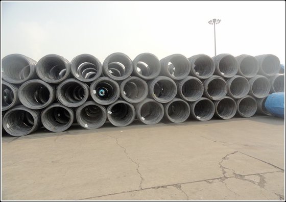 Phosphatizing 13 mm Steel Rod , High Strength ASTM JIS Steel Wire Products