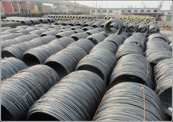Phosphatizing 13 mm Steel Rod , High Strength ASTM JIS Steel Wire Products