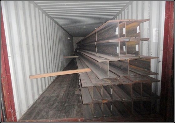 Structural Carbon Steel H Section , Construction Steel Beams 175*175*7.5*11 mm