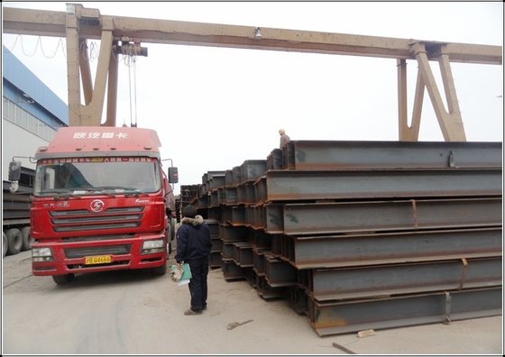 Hot Rolled Steel H Channel , ASTM S235JR MS Structural Carbon H Steel Beams