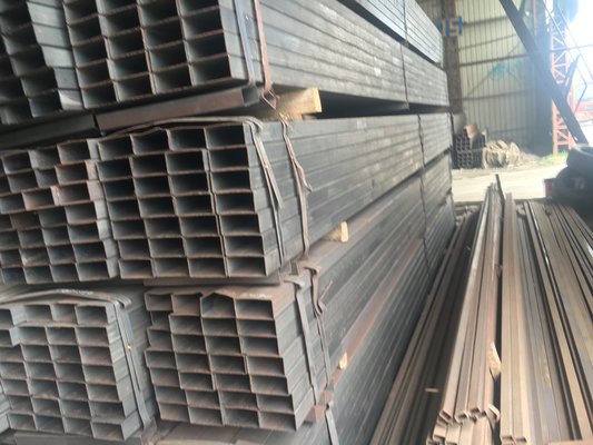JIS SS400 Hollow Square Steel Pipe with Galvanized Surface Treatment