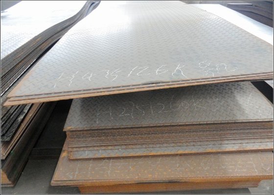 Carbon Steel JIS SS400 Hot Rolled Checkered Steel Plate For house Building