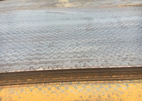 Carbon Steel JIS SS400 Hot Rolled Checkered Steel Plate For house Building