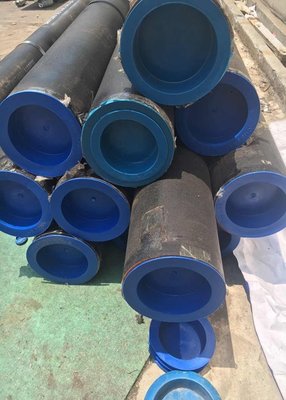 JIS SS400 Mild Steel Angle Bar Low Carbon Round Steel Tube with Tube cap