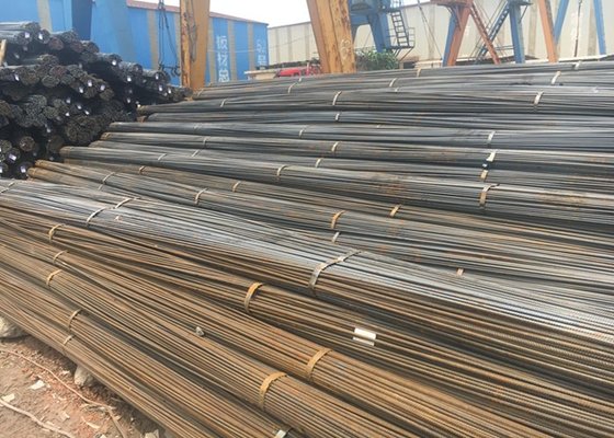 Cutting / Bending / Drilling Hole Processing Deformed Steel Bars for Structural Beam , ASTM A706 Grade 60
