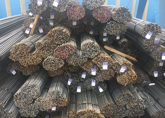Steel Deformed Round Reinforcing Rods ASTM A615 Gr 60 for Concrete / Construction / Building