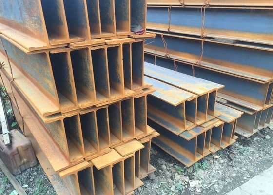 Large Stock SS400 MS Steel H Beams / H Channel Iron Beam For Machinery Bracket