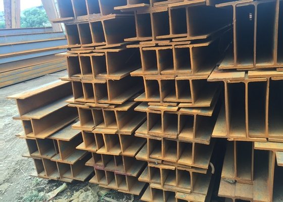 Galvanized Hot Rolled S275JR Steel H Beams With 9 MM Flange / 6.5 mm Web Thickness