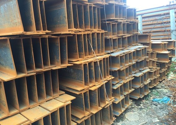 Galvanized Hot Rolled S275JR Steel H Beams With 9 MM Flange / 6.5 mm Web Thickness