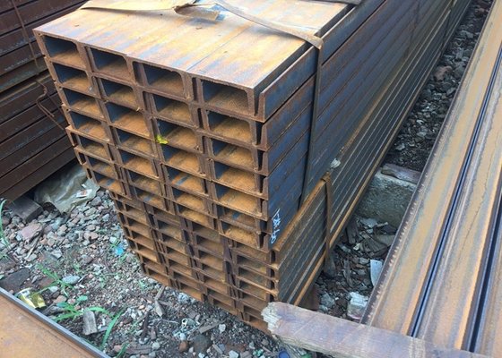 High Tensile SS40 Mild Steel U Channel / U Section Structural Steel GB Q235B