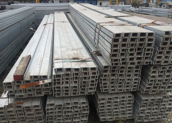 Black / Galvanizing Surface Hot Rolled U Shape Steel Channel Steel U Section Stock