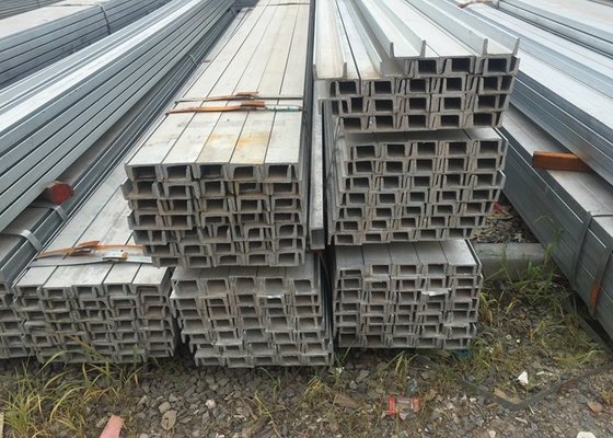 Black / Galvanizing Surface Hot Rolled U Shape Steel Channel Steel U Section Stock