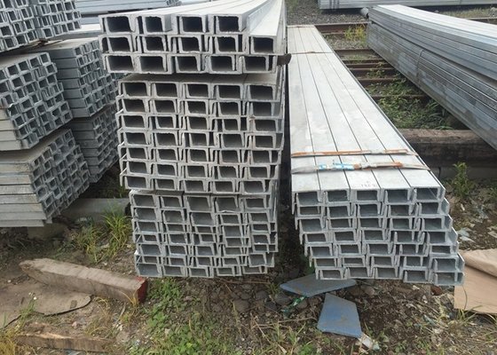 Hot Rolled Milled galvanized steel u channel ASTM JIS GB DIN Standard
