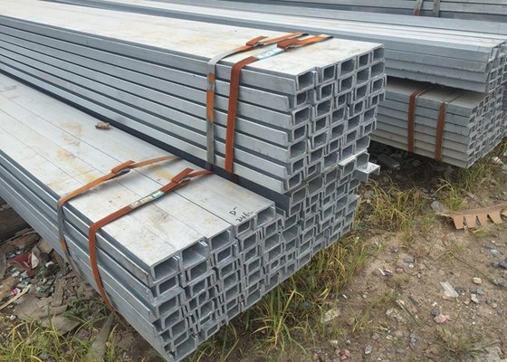 Hot Rolled Milled galvanized steel u channel ASTM JIS GB DIN Standard