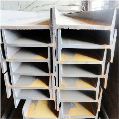Building Construction grade ASTM A36 A572 Hot rolled Steel I Beams for Cutting / Bending / Drilling Hole Available