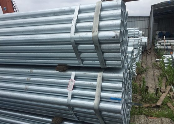 ASTM A36 Mild Steel Hollow Galvanized Round Steel Tube with Weld / Seamless Type
