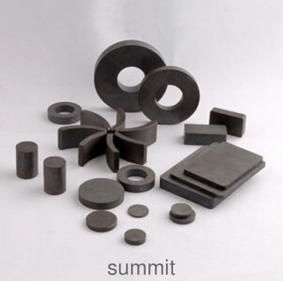 Sintered ferrite permanent magnets
