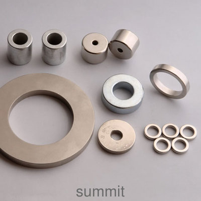 permanent horn speaker magnet,magnet disc shape with holes N38 grade