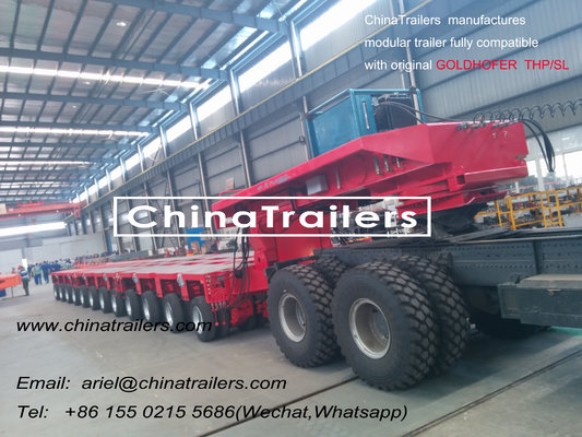 Goldhofer THP/SL multi axle trailer,modular platform trailer, hydraulic modular platform vehicle