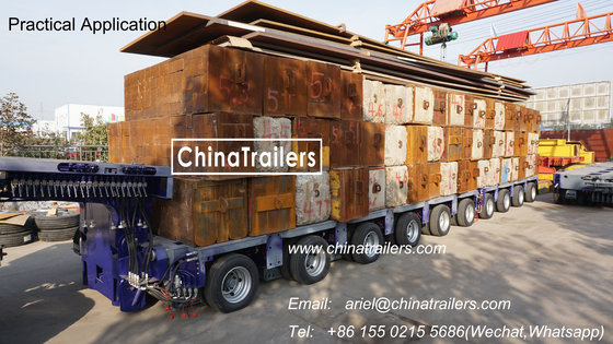 Goldhofer THP/SL model modular trailer,hydraulic multi axle trailer.special transportation