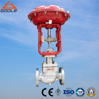 China ZJHP Type single Seat   Pneumatic  Flanged Steel / Stainless Steel Flow Control Valve