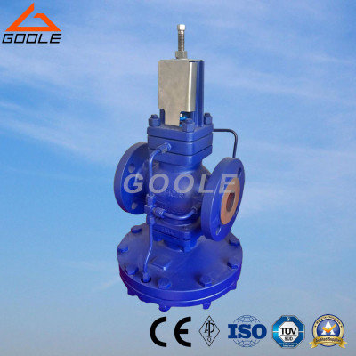 DP17 Type china steel / stainless steel pilot  operated steam flanged pressure reducing valve