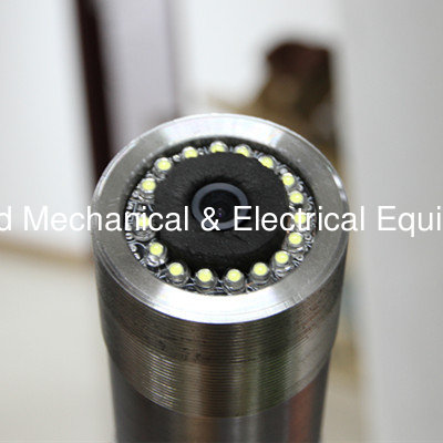 Deep water downhole well logging small size straight cylinder type inspection camera syste