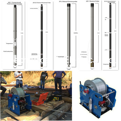 Well/Borehole Logging system for geolophysical and hydrology borehole well logging tool