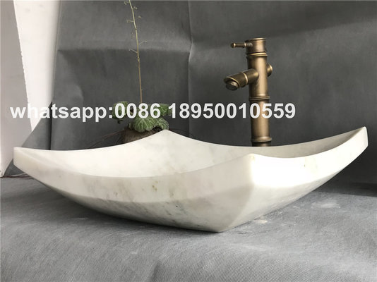 Marble bathroom oval vessel sinks natural stone wash basin marble wash bowl