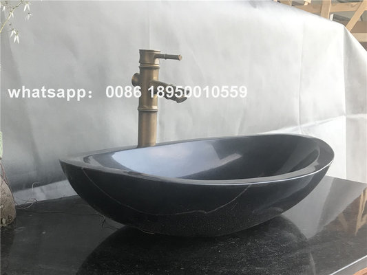 Marble bathroom oval vessel sinks natural stone wash basin marble wash bowl