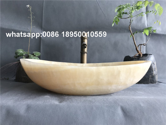 Marble bathroom oval vessel sinks natural stone wash basin marble wash bowl