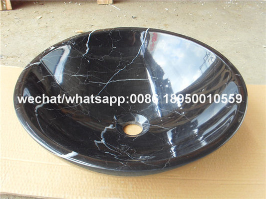 black marquina marble bathroom round sinks marble wash basin