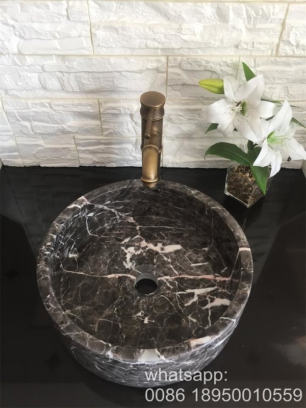 Hang Grey Marble bath sinks, Grey Marble Vessle Sinks, Marblewash bowls, Natural stone bath basin