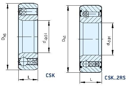 Clutch bearing CSK30,CSK200 2RS series clutch bearing for equipment,China clutch bearing