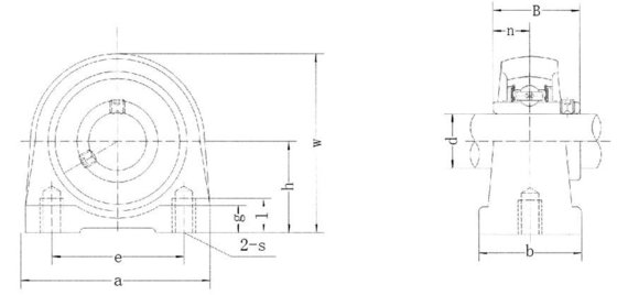 Pillow block bearing UCPG200 series,Insert bearing UCPG200 series, Bearing amount UCPG200