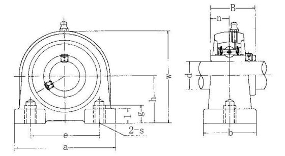 Pillow block bearing UCPA200 series,Insert bearing UCPA200 series, Bearing amount UCPA200