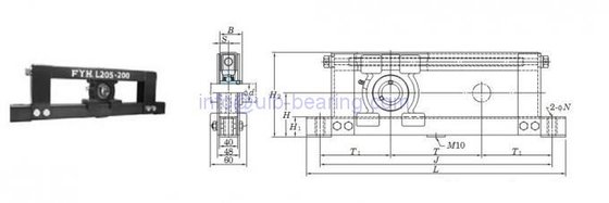 UCTL UCTU Pillow block bearing FYH UCTL205, NTN UCTL205-200 for OEM fatories