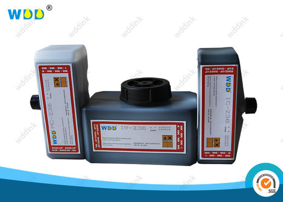 Code Printing Dye Based Ink Solvent Based for CIJ Inkjet Machine 1200ml
