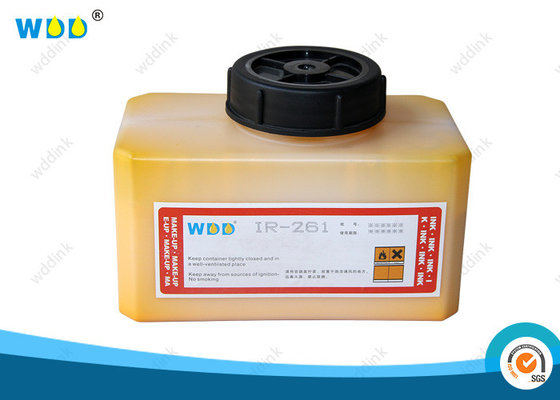 1.2L Yellow Coding Ink Domino Cartridge IR-261BK Abrasion Resistant