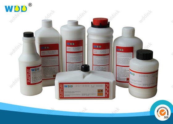 Small Character Inkjet Printers Ink Red And White Mek Base Flammable