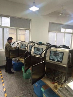 Date Code Continuous Inkjet Printer Expiry Date Label Printing ISO9001