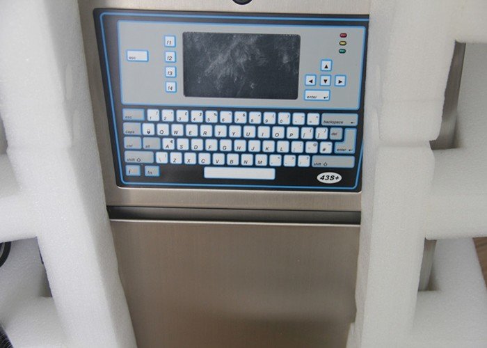 LED Display Industrial Inkjet Coder Continuous Expiry Date Label Printing